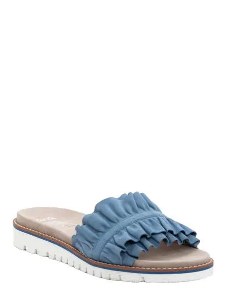 ARA Keyes Slide Sandal - Cool Blue