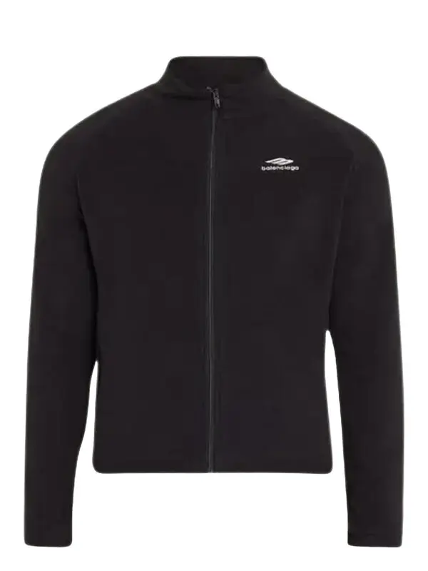 Balenciaga Tech Fleece Full-zip Ski Sweatshirt - Noir
