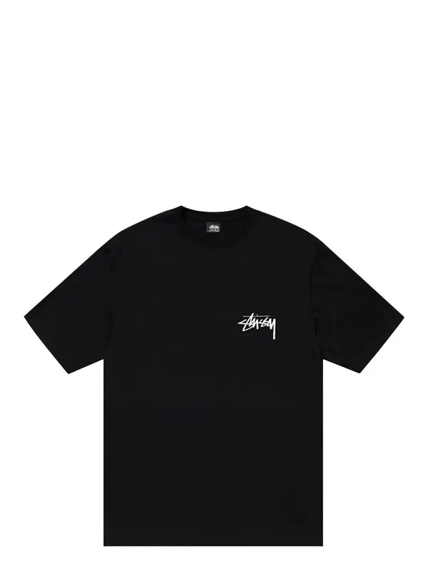 StÜssy Gold Lion Tee - Black