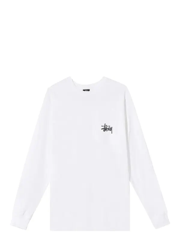 StÜssy Basic Long-sleeve Tee - White