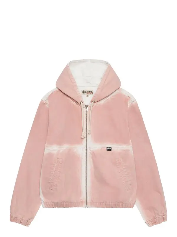StÜssy Spray Dye Hooded Work Jacket - Multicolor