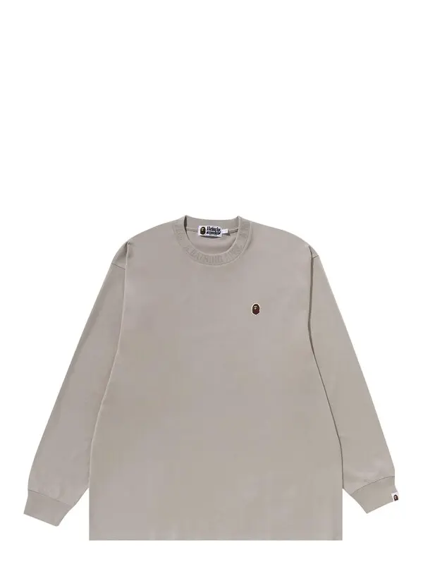 A BATHING APE Ape Head Long-sleeve Tee - Tan