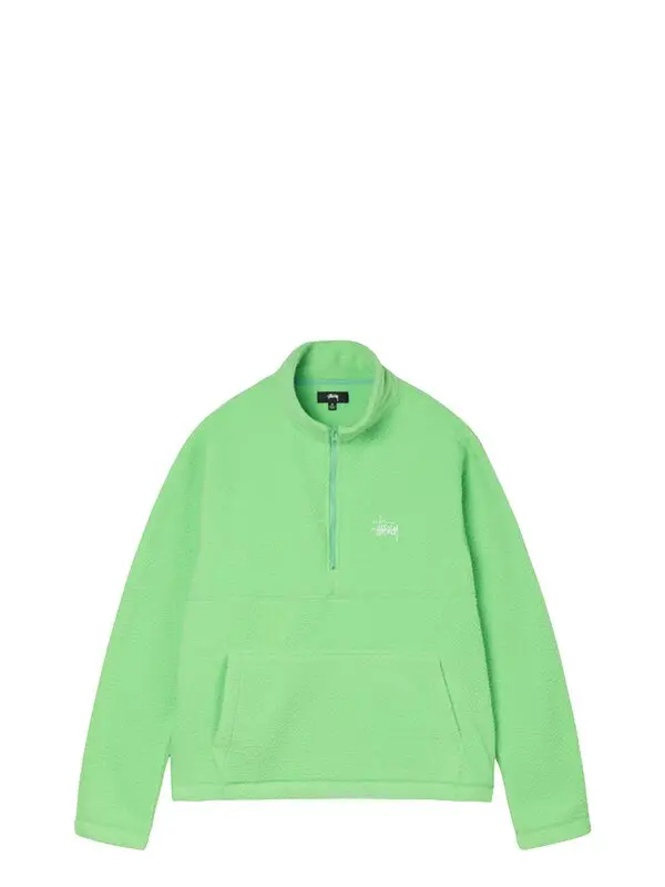 StÜssy Half Zip Mock Neck - Green