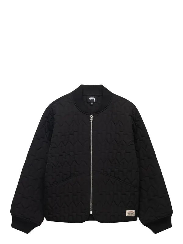 StÜssy Quilted Liner Jacket - Black