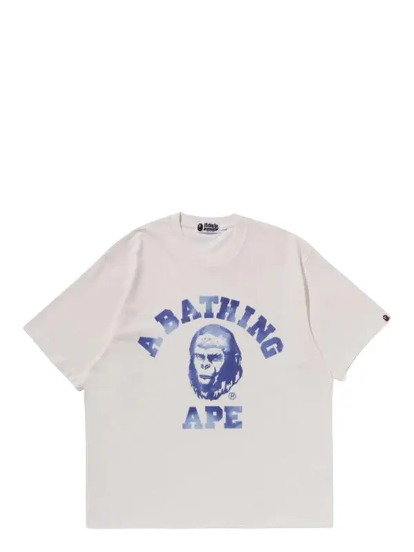 A BATHING APE College Graphic Tee 'ivory - Cream