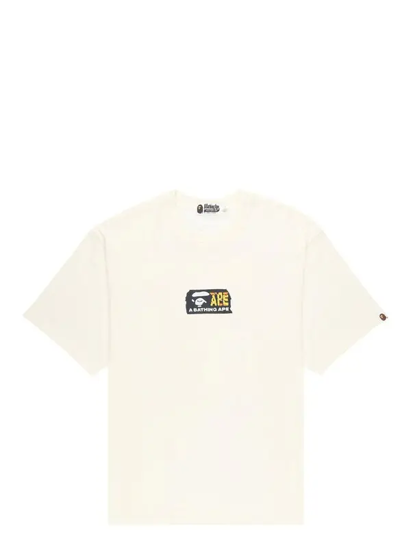 A BATHING APE Album Monogram Tee 'ivory - Cream