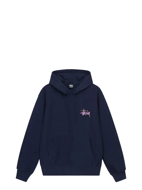 StÜssy Checker Stock Hoodie - Blue