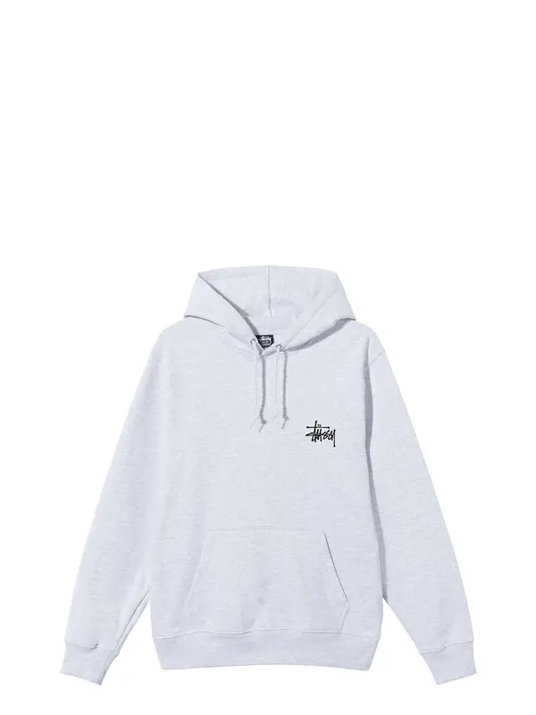 StÜssy Basic Logo Hoodie - Grey