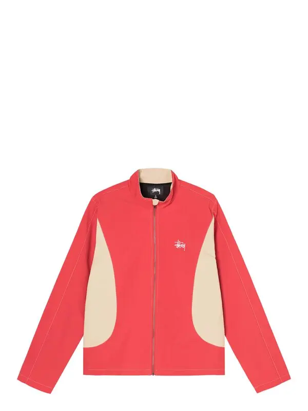 StÜssy Panel Track Jacket - Red