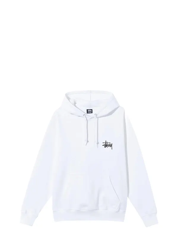StÜssy Basic Hood - White