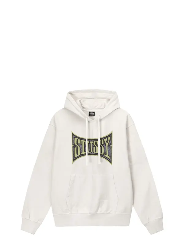 StÜssy Champion Pigment Dyed Hoodie - White