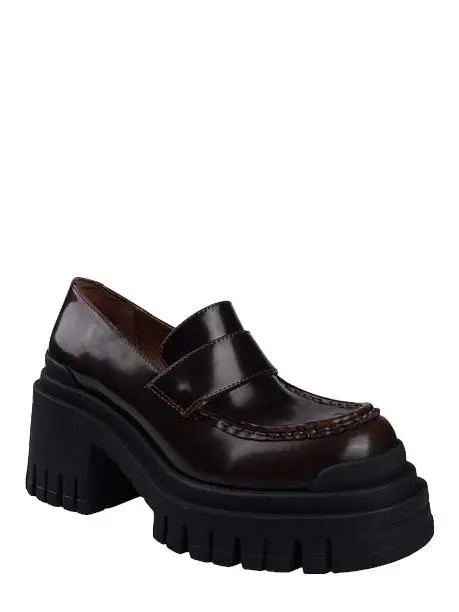 ZIGI Orlana Platform Loafer - Brown Leather