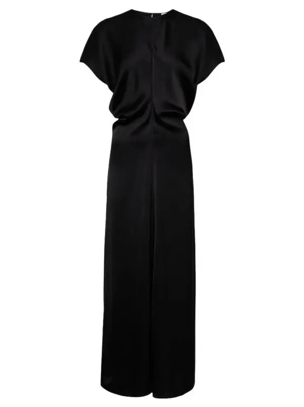 TOTEME Silk Maxi Dress - Black