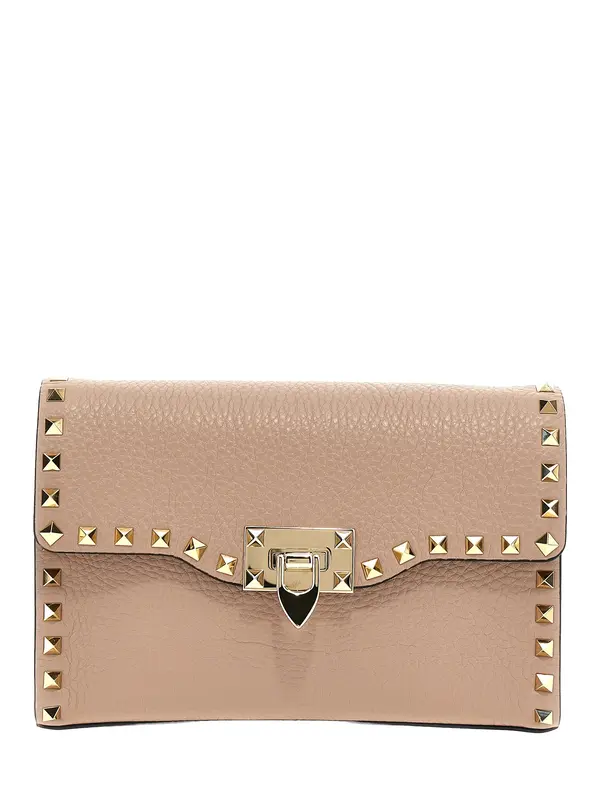 Valentino Garavani Rockstud Shoulder Bag - Pink