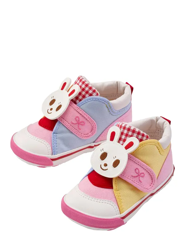 MIKI HOUSE Rabbit-motif Low-top Sneakers - Pink