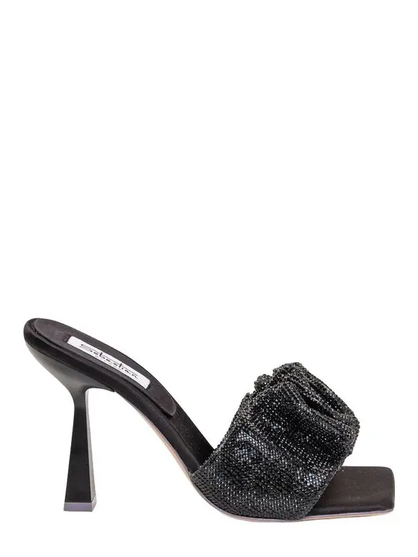 SEBASTIAN MILANO Cher Crystal Mule - Black