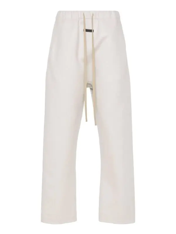 Fear Of God Logo-appliqué Straight Leg Pants - Neutrals