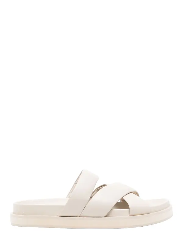 Senso Nico Leather Slippers - White