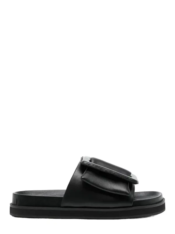 Senso Nola Buckle-strap Leather Sandals - Black