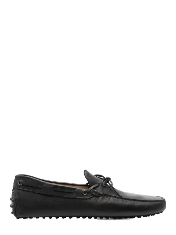 TOD'S Gommino Leather Driving Shoes - Black