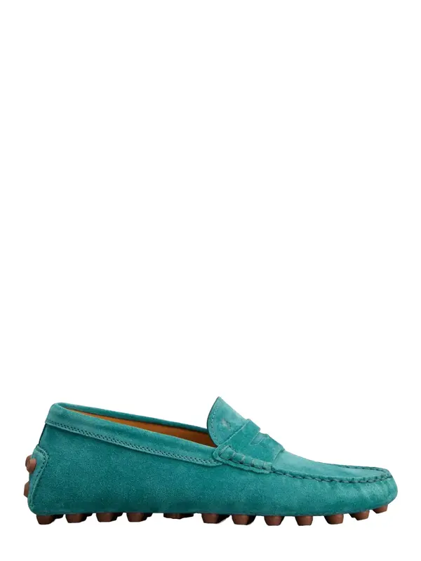 TOD'S Gommino Suede Loafers - Blue