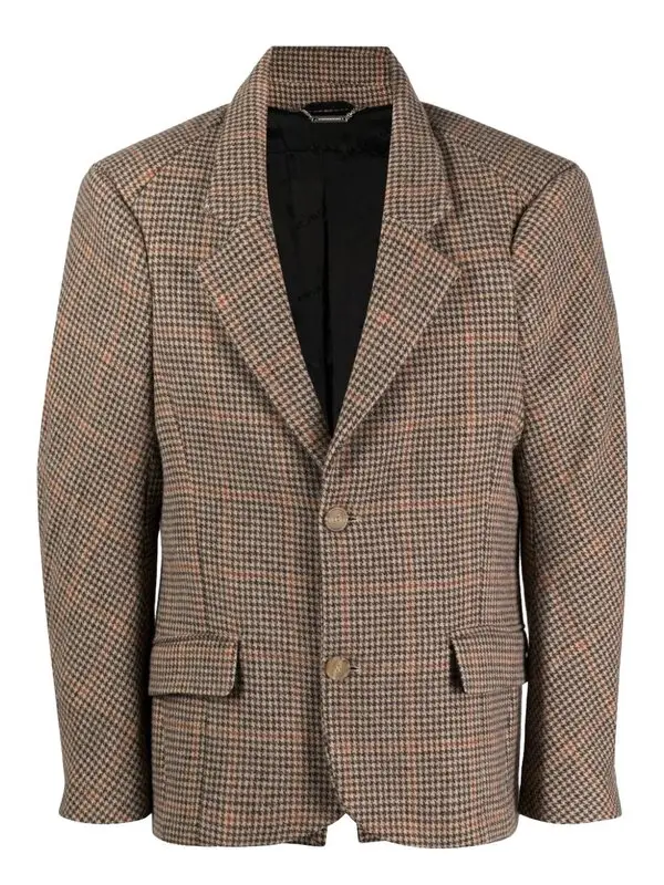 JORDANLUCA Bulldog Single-breasted Blazer - Brown
