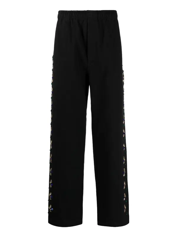 BODE Concord Beaded Trousers - Black