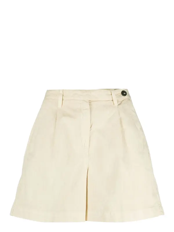 Massimo Alba Cotton-linen Bermuda Shorts - Neutrals
