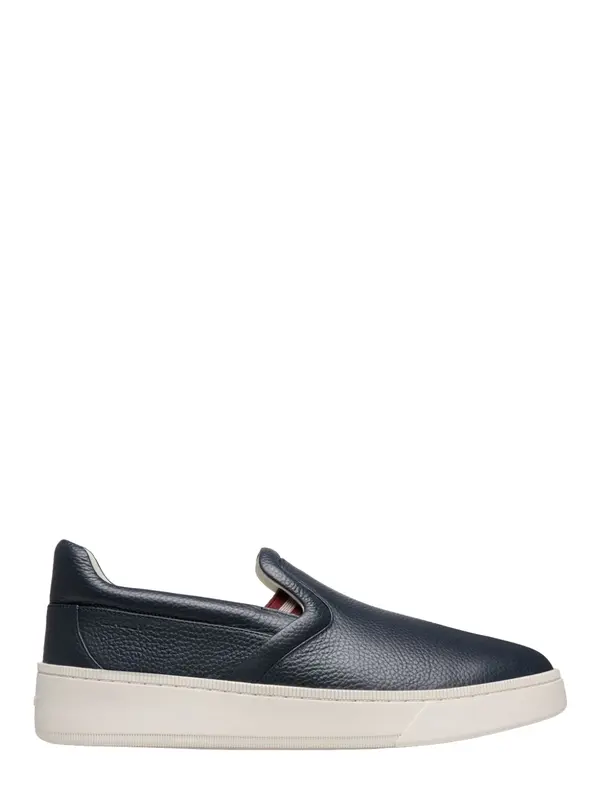 Bally Leather Slip-on Sneakers - Blue
