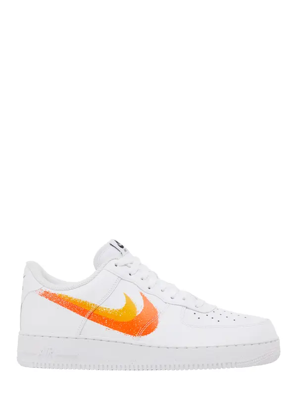 Nike Air Force 1 '07 'spray Paint Swoosh' Sneakers - White