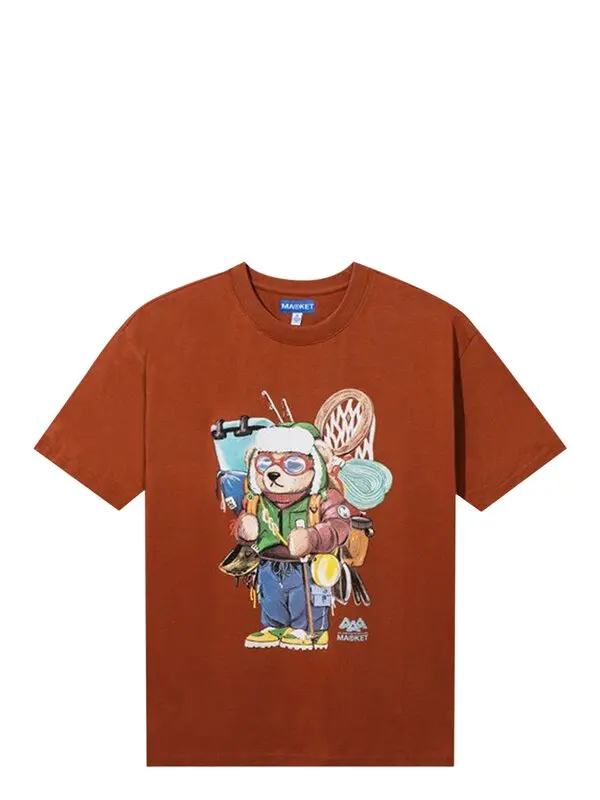 MARKET Ultralight Bear T-shirt - Brown