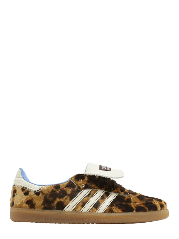 Adidas Wales Bonner X Samba Pony Leopard Sneakers - Brown