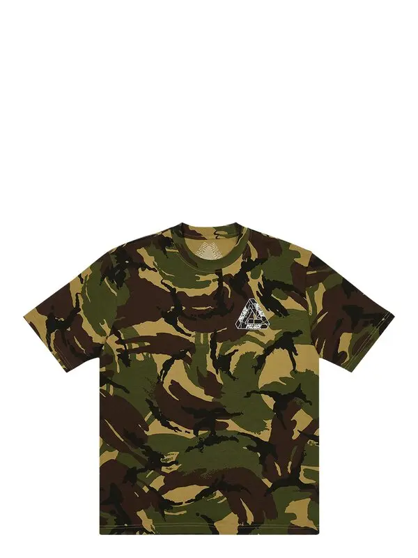 PALACE Tri-ripped T-shirt 'woodland Camo - Brown