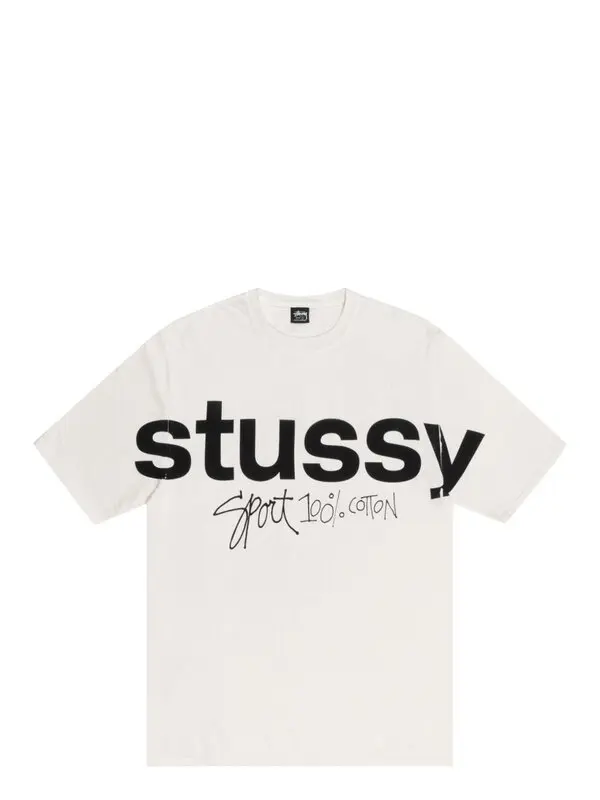 StÜssy Sport 100% Pigment Dyed Tee 'natural - Cream