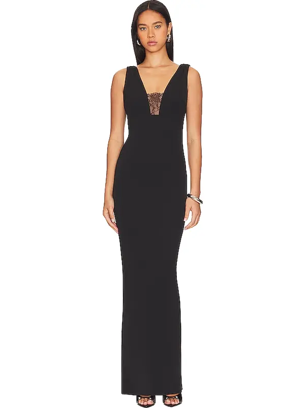 Katie May Janette Gown - Black