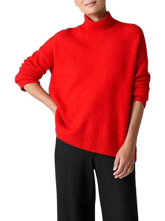 Eileen Fisher Cashmere Blend Bouclé Turtleneck Sweater - Rdpoy