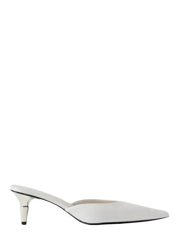 Proenza Schouler Spike Leather Mules - White