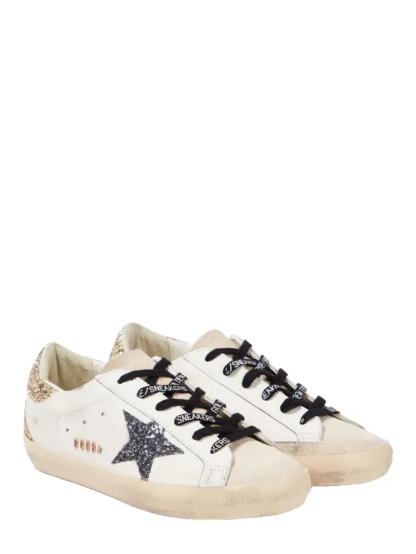 GOLDEN GOOSE Super-star Leather Sneakers - White
