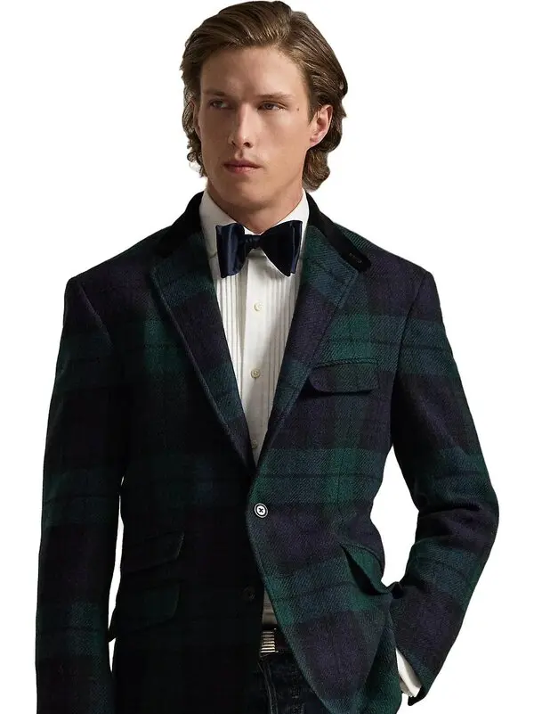 Ralph Lauren Polo Tailored Plaid Tweed Sport Coat - Blackwatch