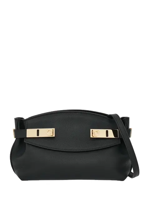 FERRAGAMO Hug Soft Crossbody Bag Xs - Black