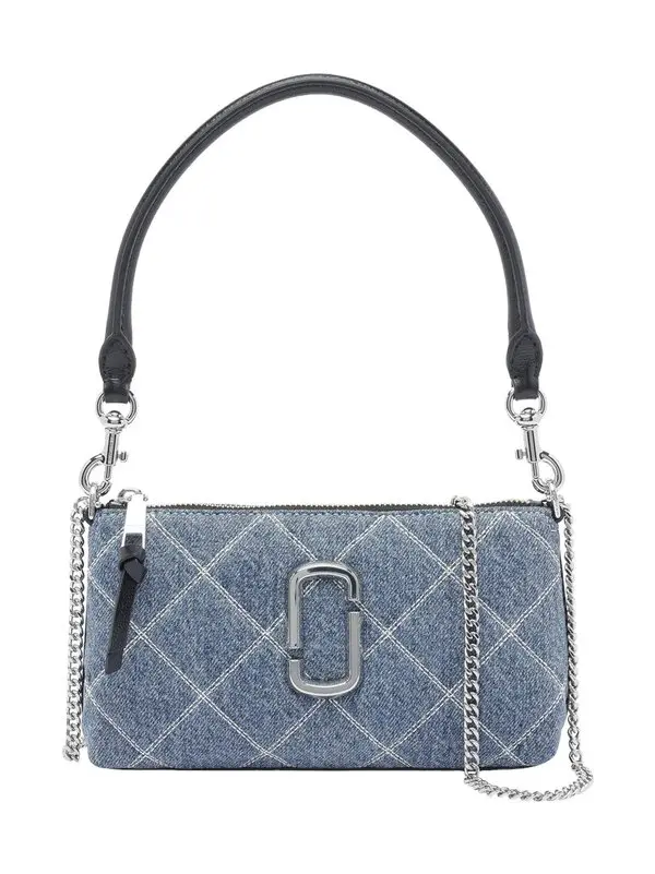 Marc Jacobs Denim The Pochette Shoulder Bag - Blue