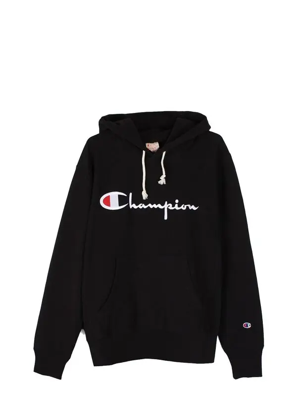 Champion Hooded Sweatshirt - Black
