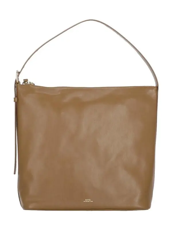 A.p.c. Leather Shoulder Bag - Brown