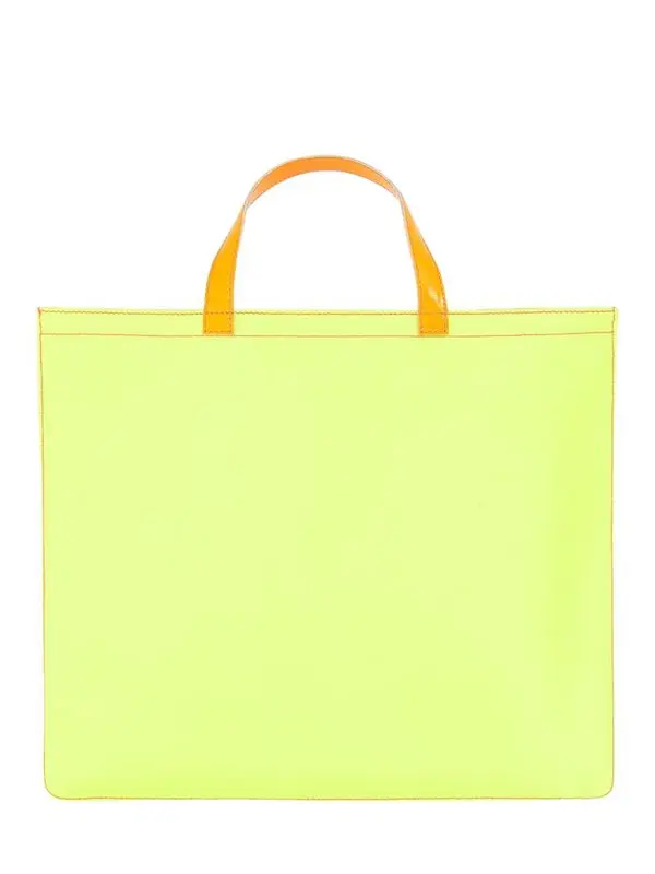 Comme Des Garçons Super Fluo Leather Tote Bag - Multicolour