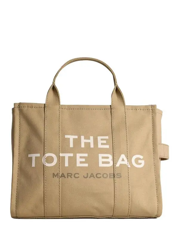 Marc Jacobs Cotton Small Tote Bag - Beige