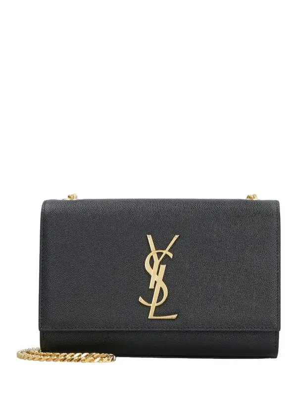Saint Laurent Kate Leather Crossbody Bag - Black
