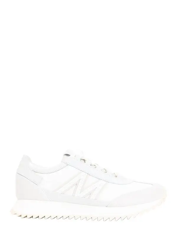 Moncler Pacey2 Leather Sneakers - Beige