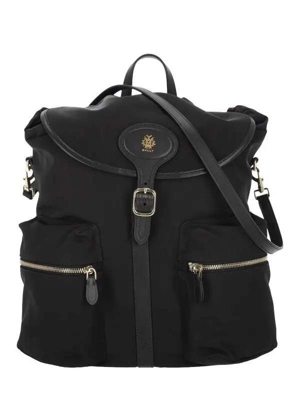 Bally Top Handle Backpack - Black