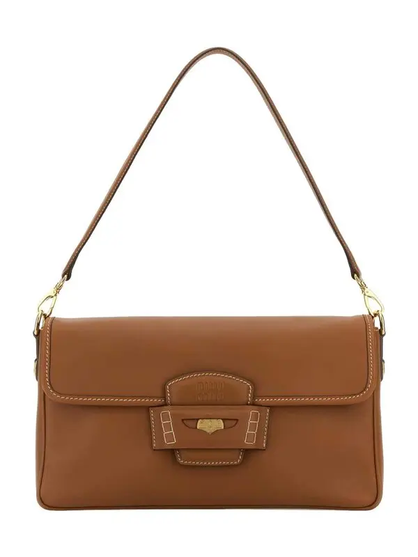 Miu Miu Penny Shoulder Bag - Brown