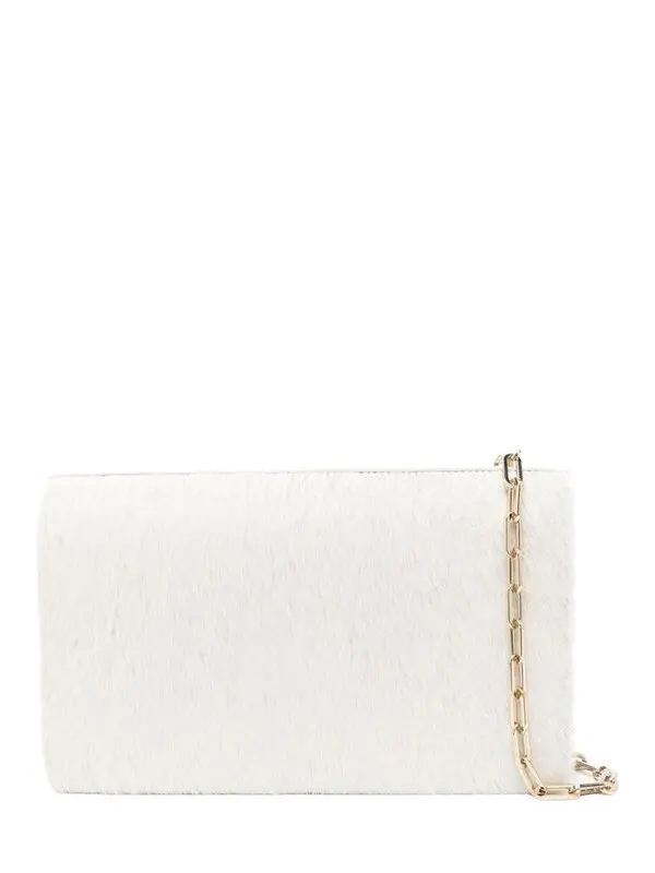 CALCATERRA Calf Leather Shoulder Bag - White